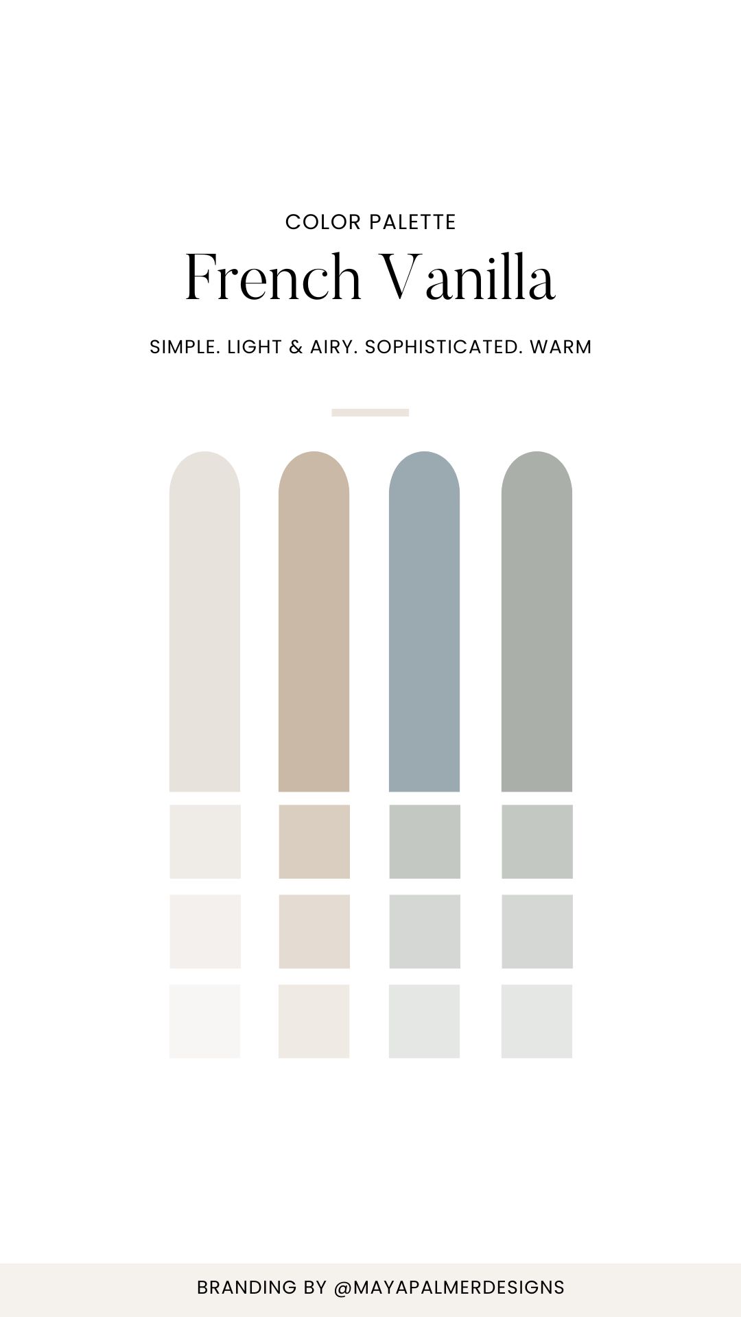 Showit Website for Food Photographer: French Vanilla | mayapalmerdesigns.com